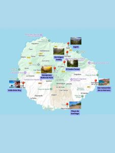 New 2025 La Gomera Map: Tourist Guide - Best Highlights